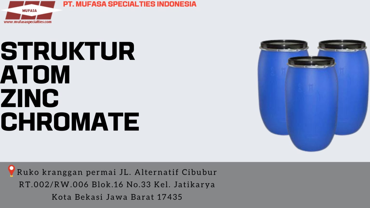 Struktur Atom Zinc Chromate