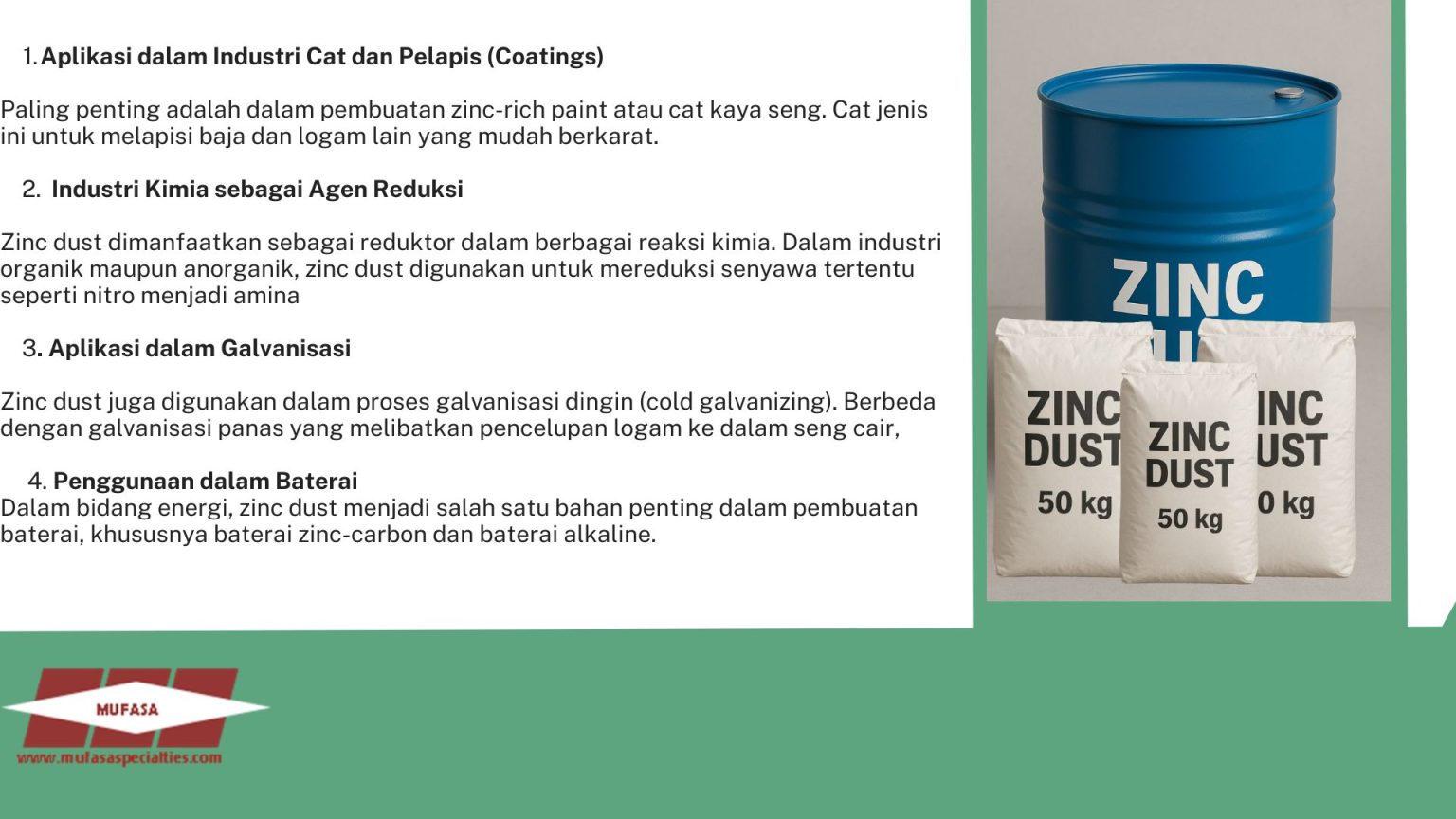 Struktur Atom Zinc Dust
